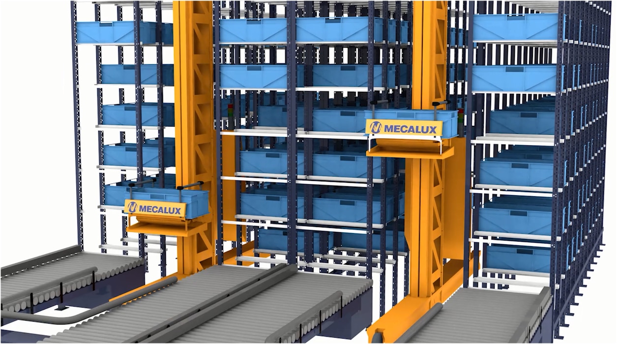 Video - Opslag met de Pallet Shuttle - Mecalux.be