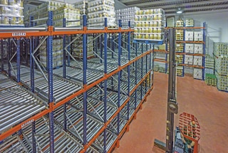 Doorrolstelling voor pallets - Mecalux.be
